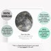 Moon Phase Downloadable Print, Personalized Moon Printable, Custom Moon ...