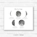 Custom Moon Phase Print, Personalized Moon Print, Unique Gift for ...