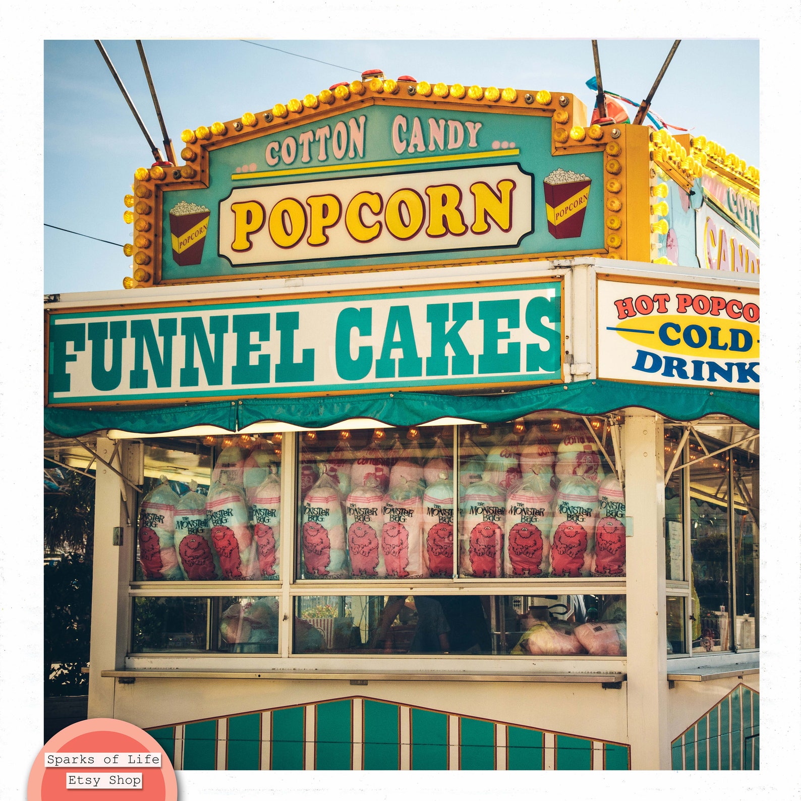 Carnival Printable Photography Cotton Candy Sign Fair - Etsy