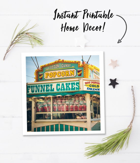 Cotton Candy Carnival Sign