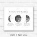 Custom Moon Phase Print Personalized Moon Print Unique Gift - Etsy