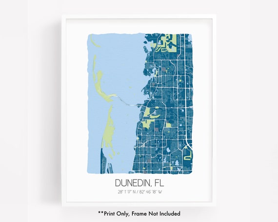 Printable Map Of Dunedin Fl