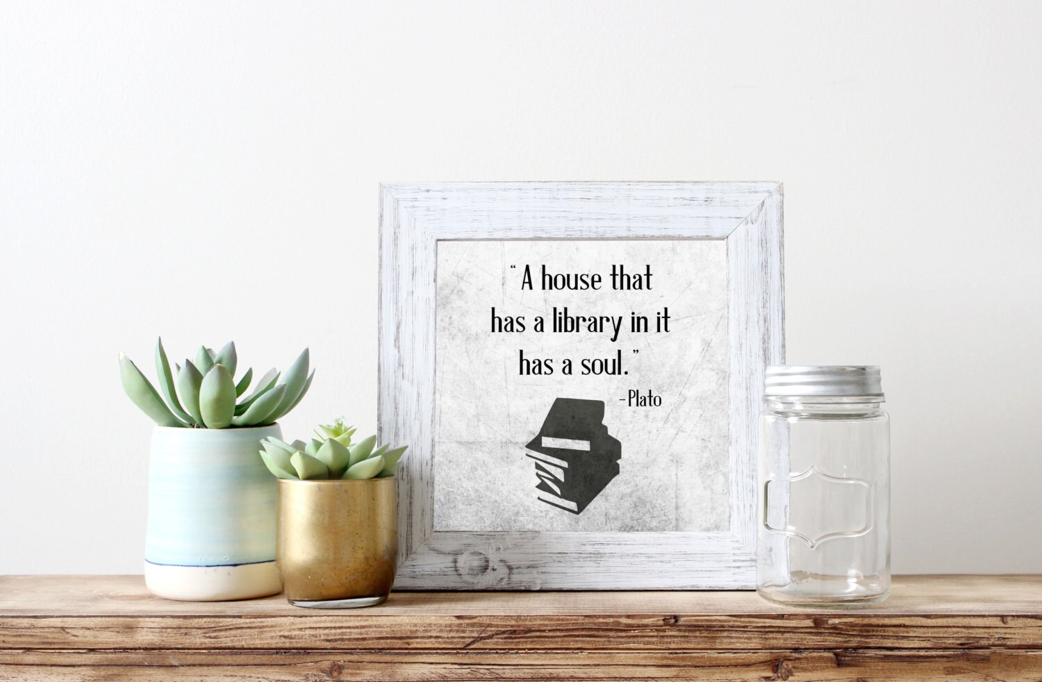 Gifts for book lover gift printable word art print digital | Etsy
