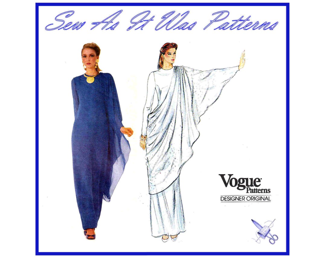 FF Vogue 2904 American Designer Bill Blass 1980s Sheath Evening Dress ...