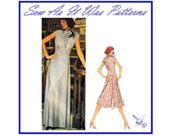 1970s FF Unused Vogue 1202 American Designer Leo Narducci Flared Cap ...