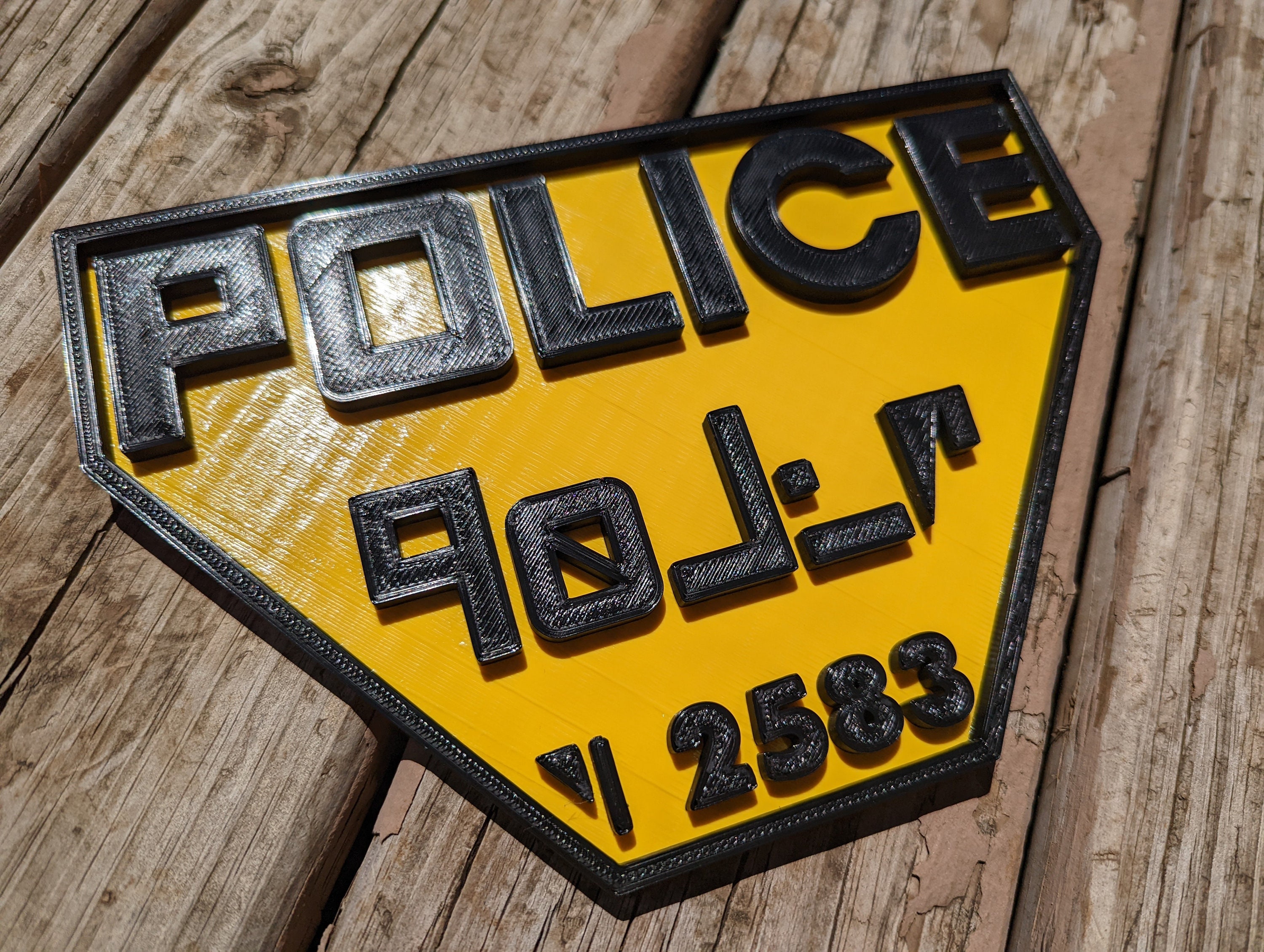 The Fifth Element Police Logo Plaque - Etsy