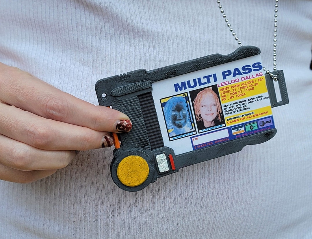 Fifth Element Multipass Identification Card and Driver's - Etsy