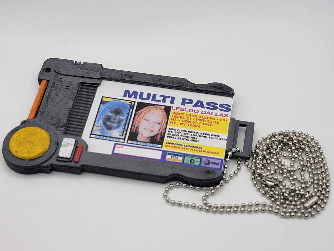 Fifth Element Multipass Identification Card and Driver's - Etsy