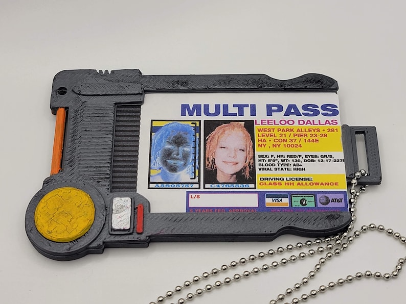 Fifth Element Multipass Identification Card and Driver's - Etsy