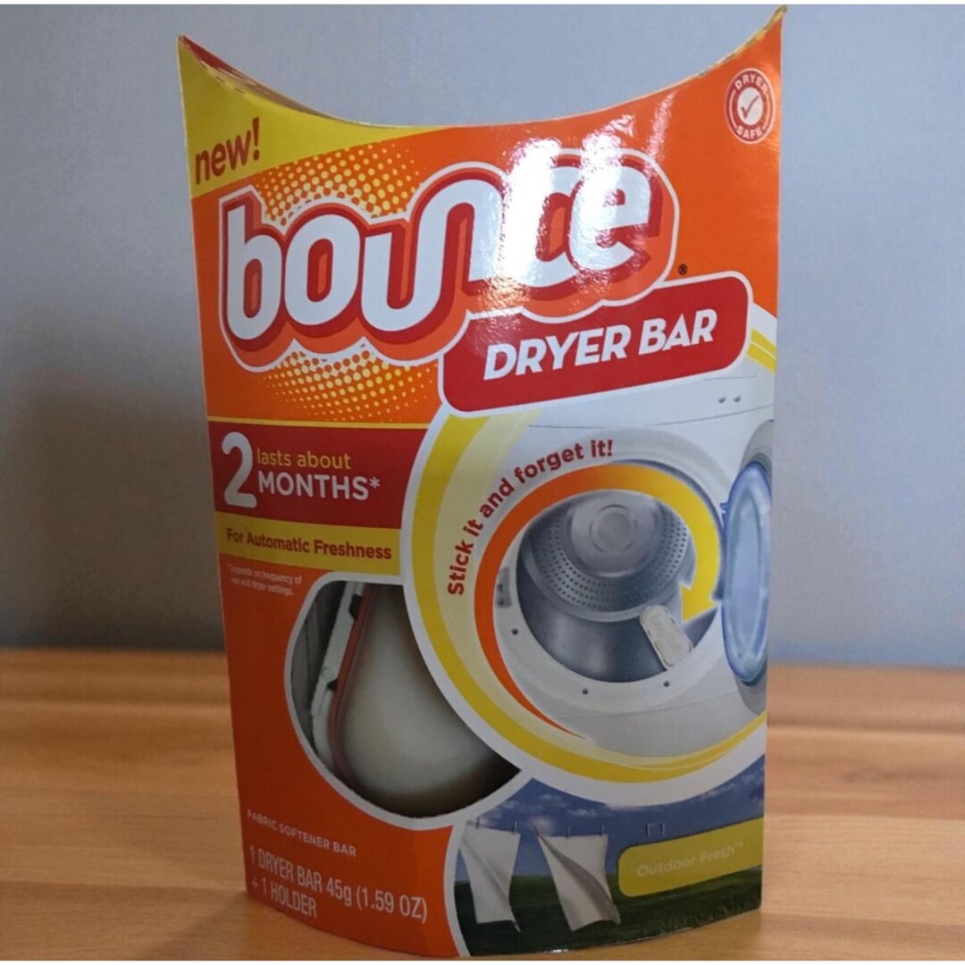 Bounce Dryer Bar 2 Month Outdoor Fresh Scent Fabric Softener 1 Bar NOS ...