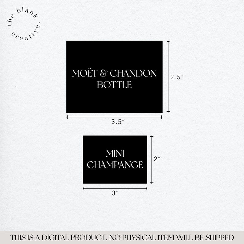 Moët & Chandon Officiant Marry Us Champagne Label, Printable Instant ...