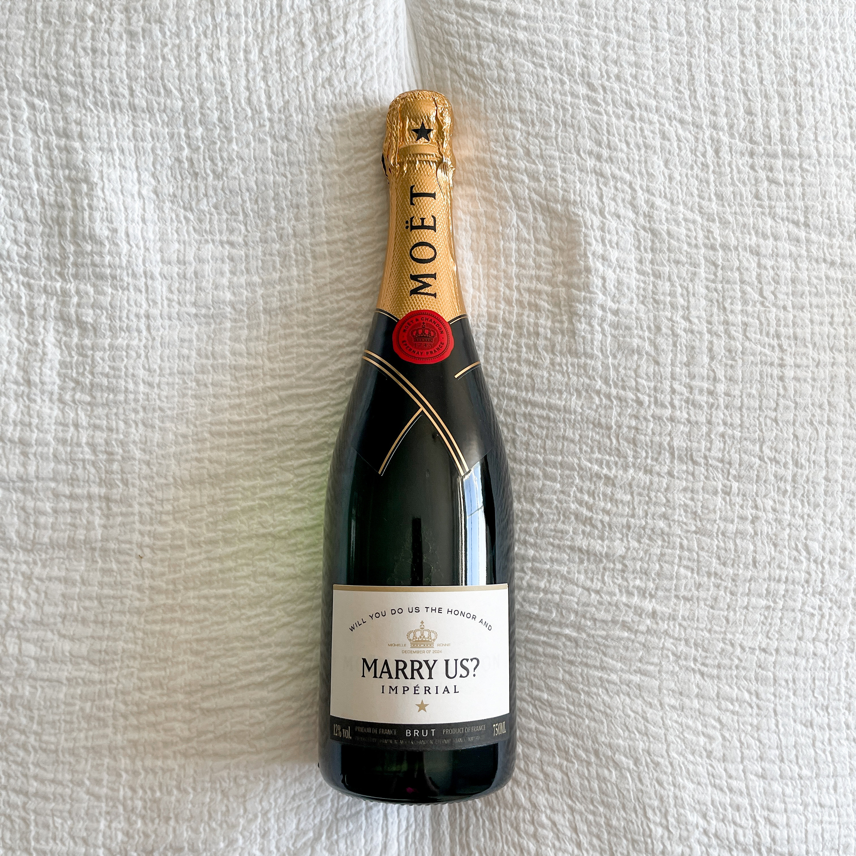 Moët & Chandon Officiant Marry Us Champagne Label, Printable Instant ...