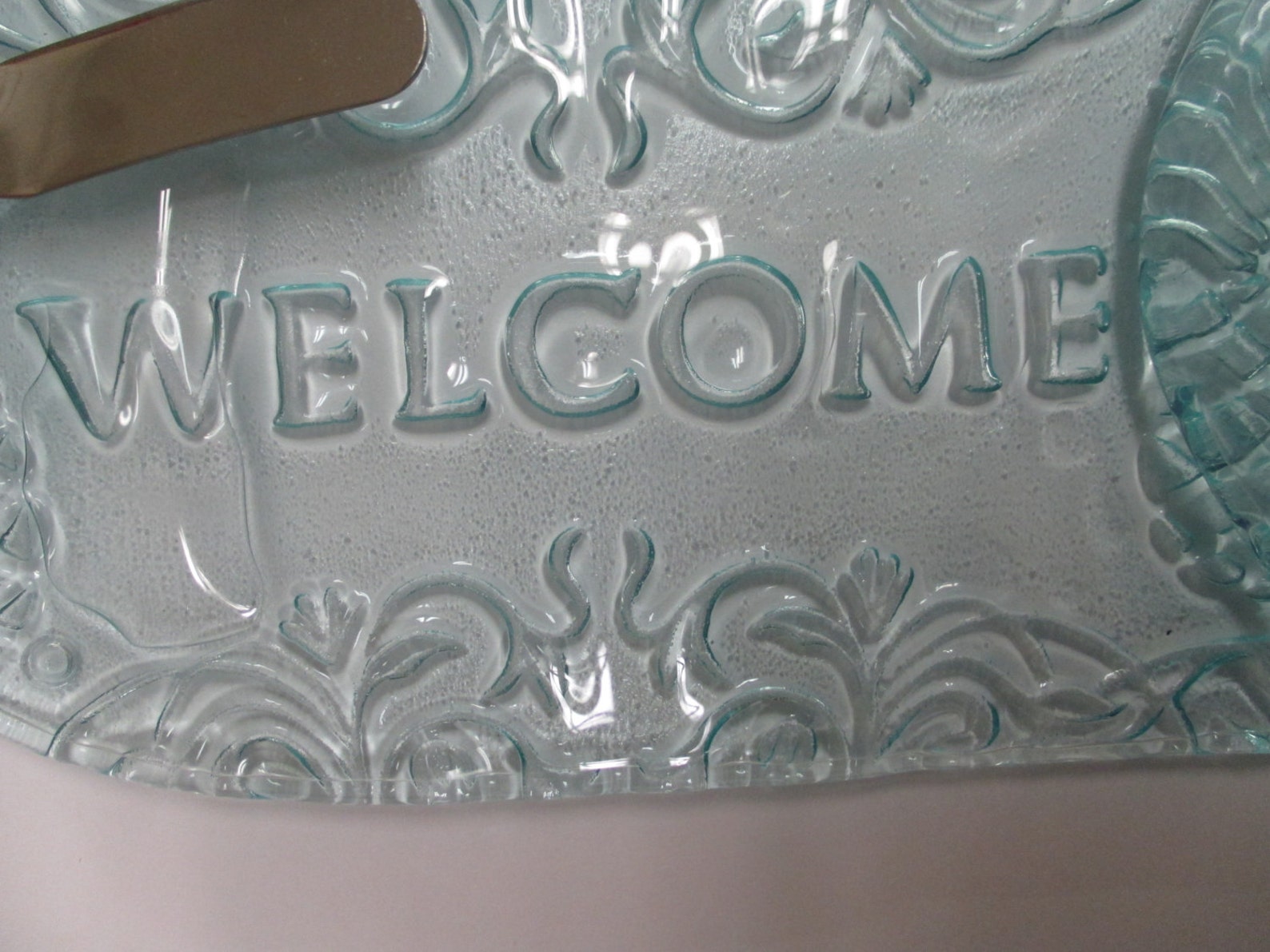 Recycled Bottle Welcome Cheese/Appetizer Plate with Spreader | Etsy