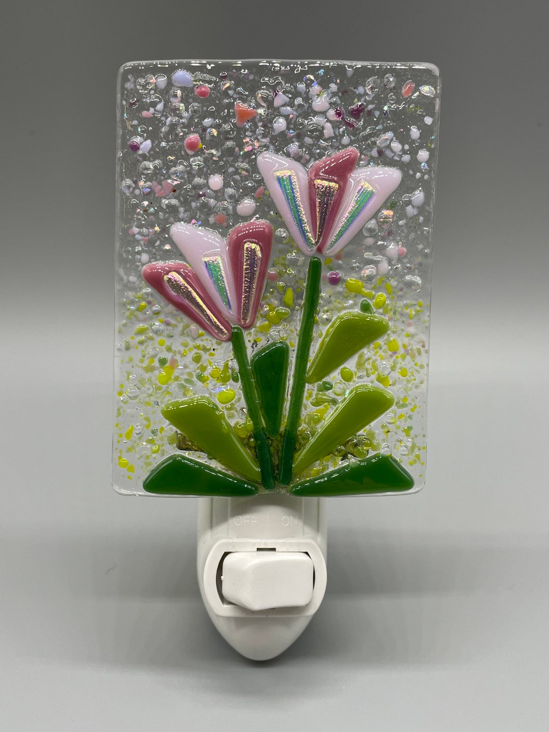Pink Flower Night Light - Etsy