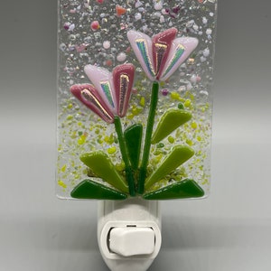 Pink Flower Night Light - Etsy