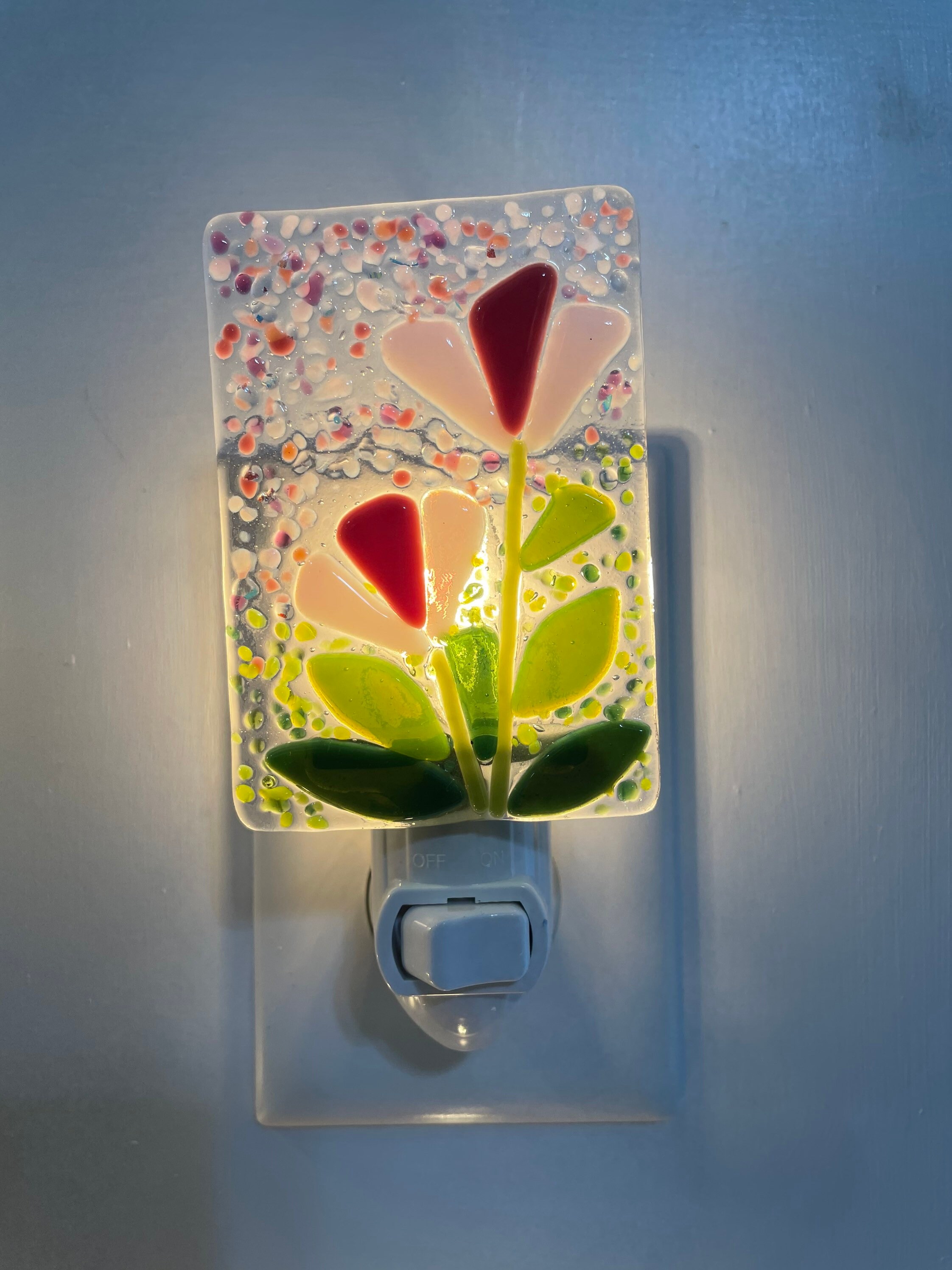 Pink Flower Night Light | Etsy