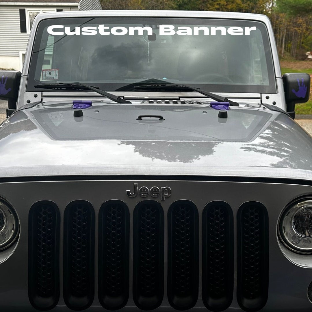 Custom Windshield Banner Decal - Etsy