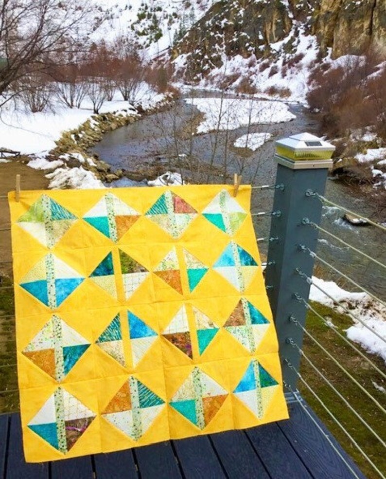 Shattered Squares Modern Quilt Pattern (PDF) - Etsy