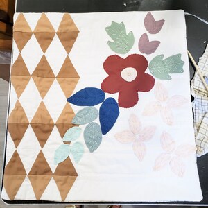 Modern Quilted Pillow Pattern With Appliqué Details, Anniken Pillow ...