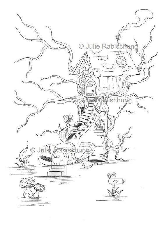 Boot House Drawing at Melissa Adkins blog