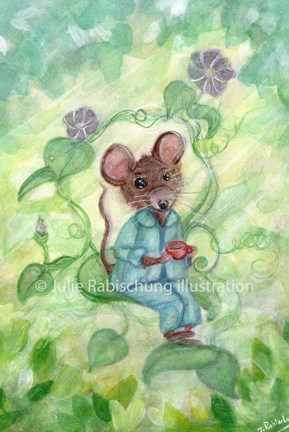 Cute Mouse Animal Painting