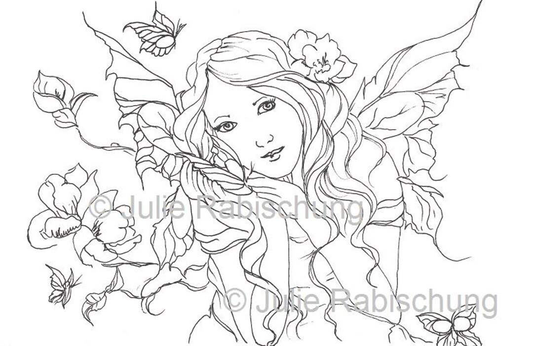 Digital Stamp Coloring Page Digital Coloring Page Adult Coloring Digi ...