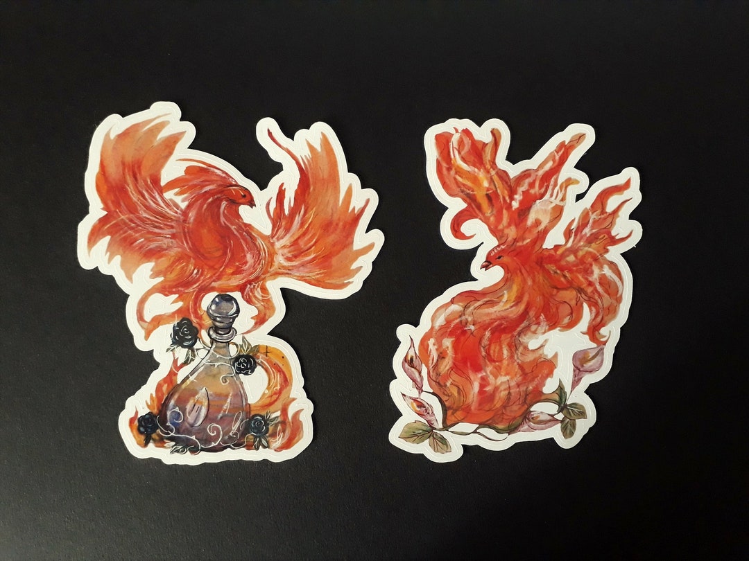Phoenix Stickers Set, Phoenix Stickers Bundle, Phoenix Laptop Decals ...