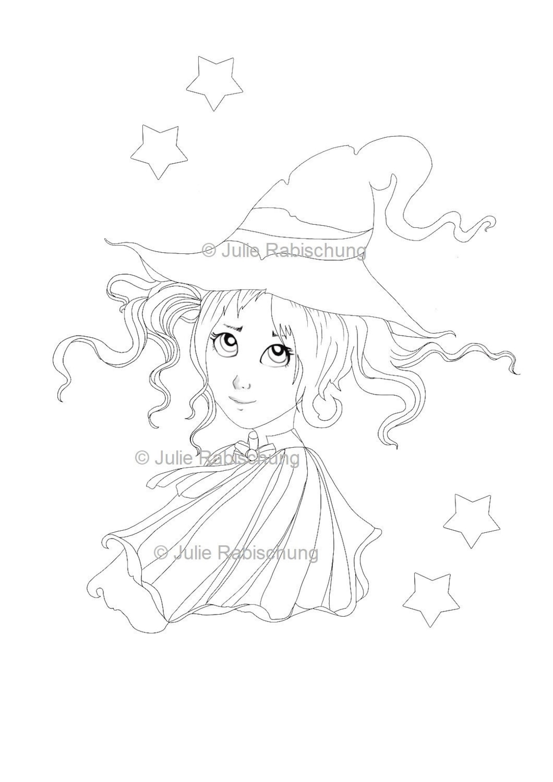 Cute Witch Coloring Pages To Print
