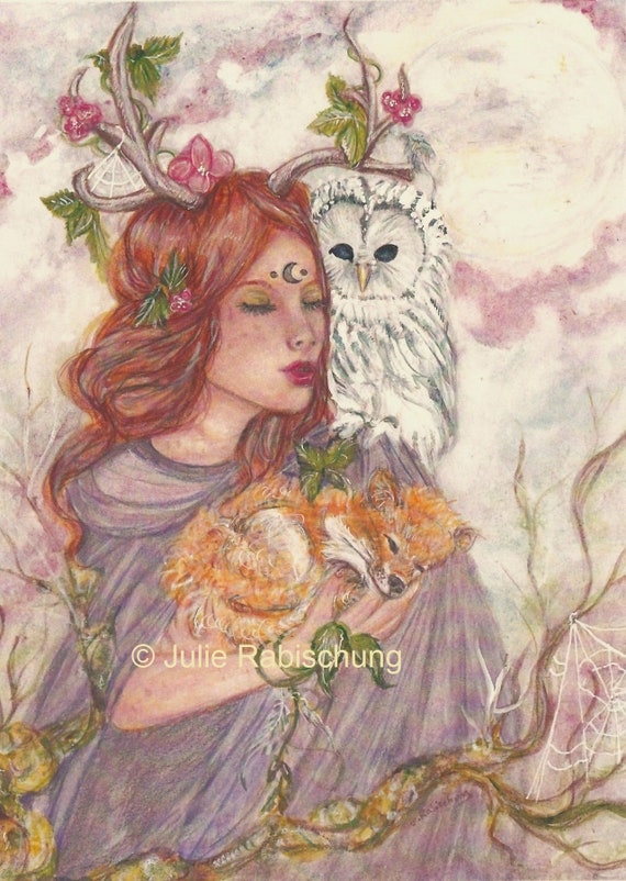 Goddess Of Nature And Animals