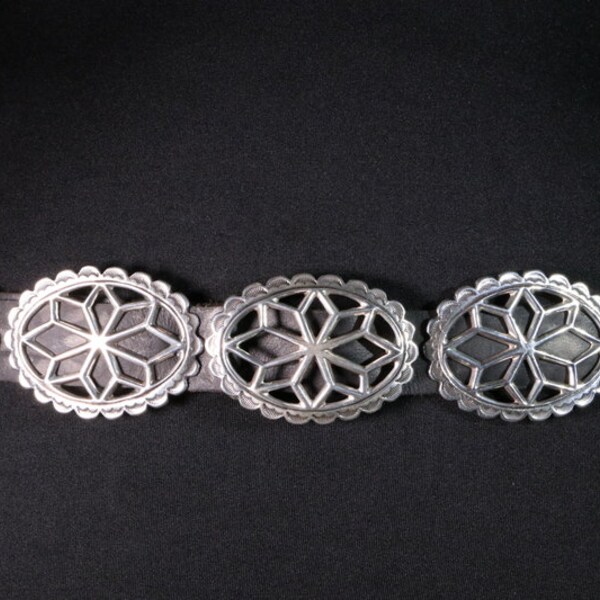Large Concho Belt - Etsy