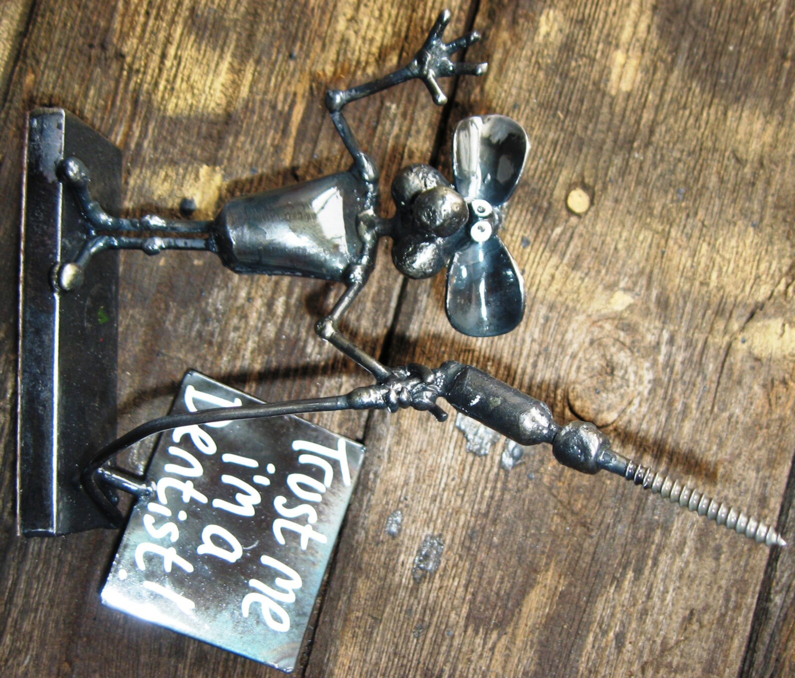 Dentist Mouse Sculpture Made From Recycled Welded Steel - Etsy