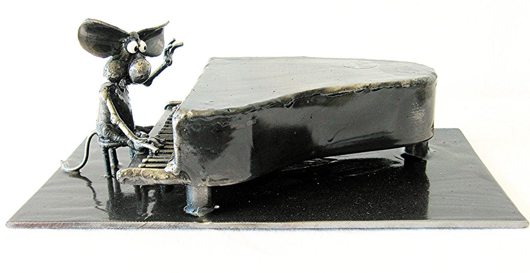 Pianist Mouse Sculpture - Etsy