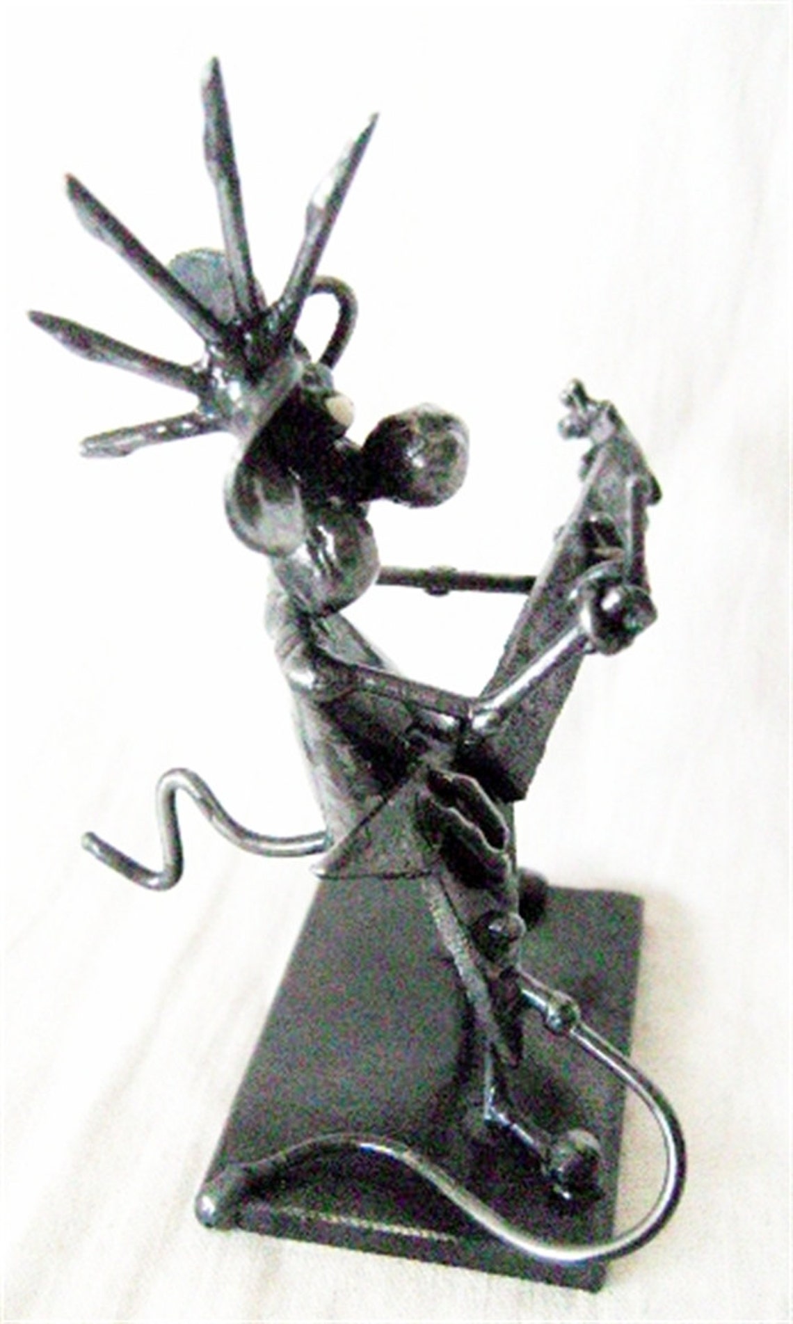 Punk Mouse Guitarist Welded Steel Sculpture - Etsy