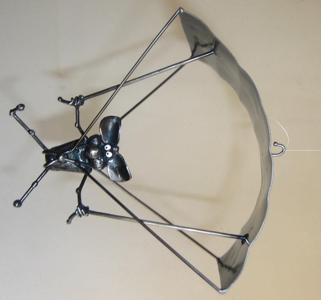 Parachutist Mouse Made From Recycled Steel - Etsy