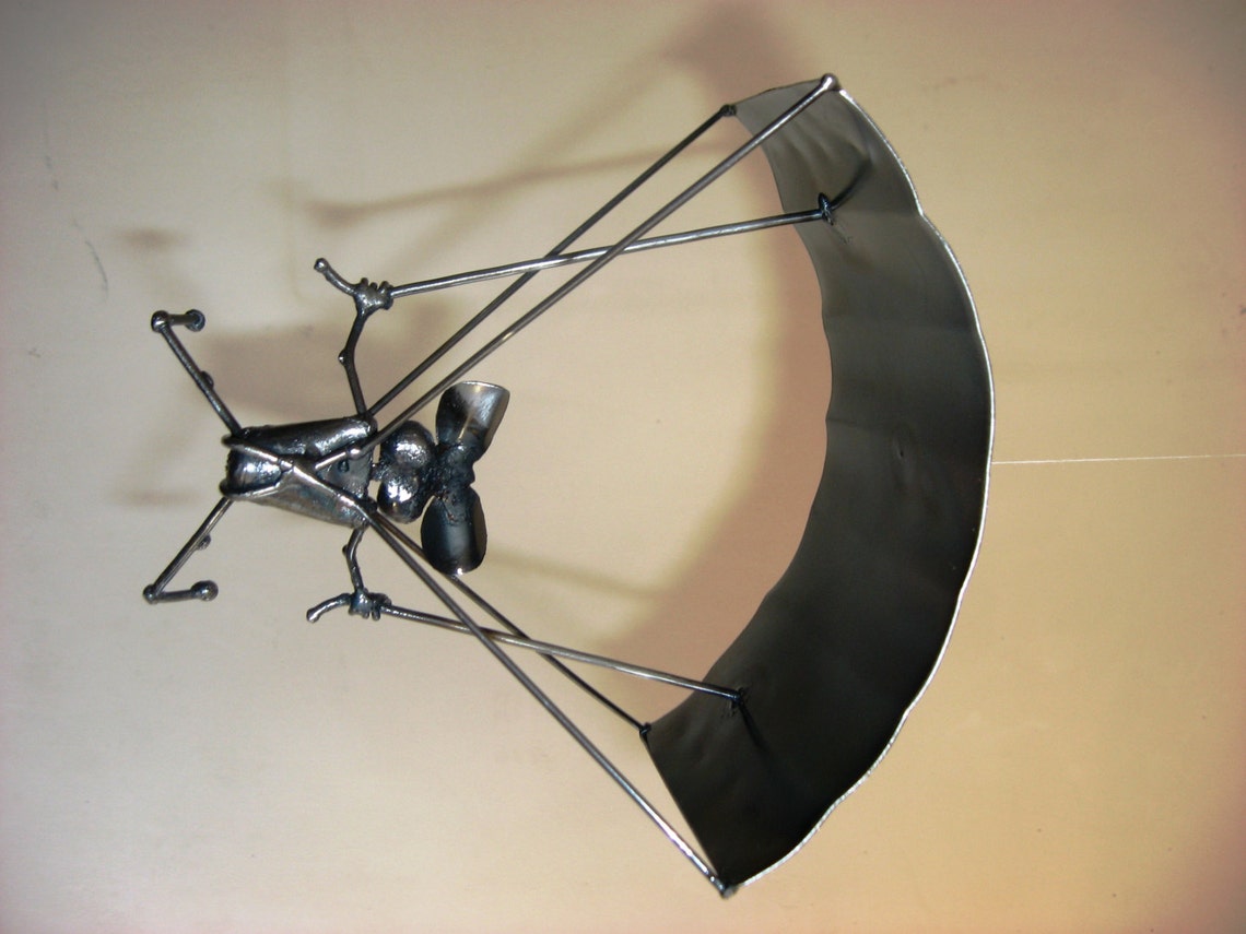 Parachutist Mouse Made From Recycled Steel | Etsy