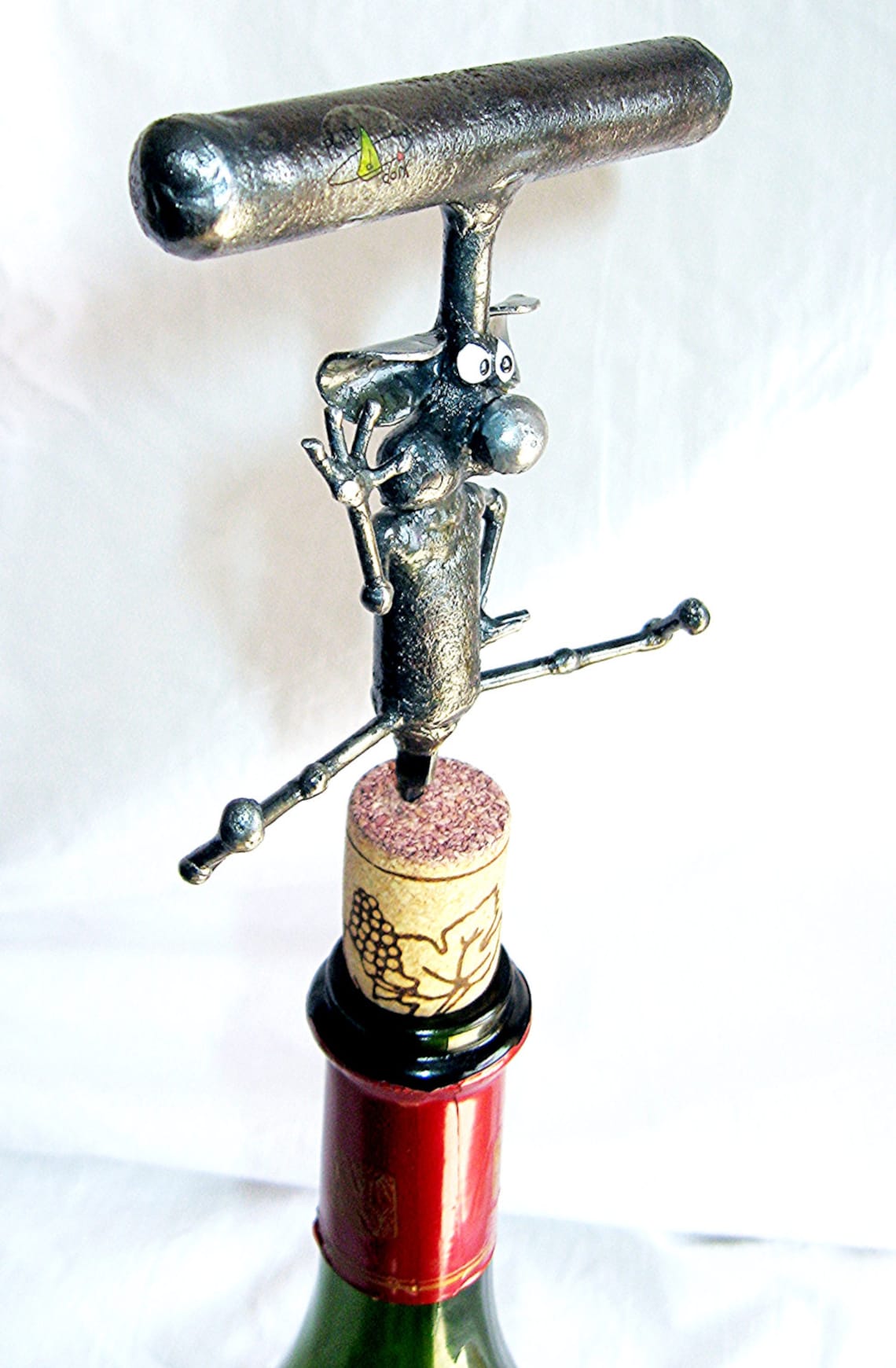 Unique Corkscrew Mouse Handmade From Recycled Steel. | Etsy