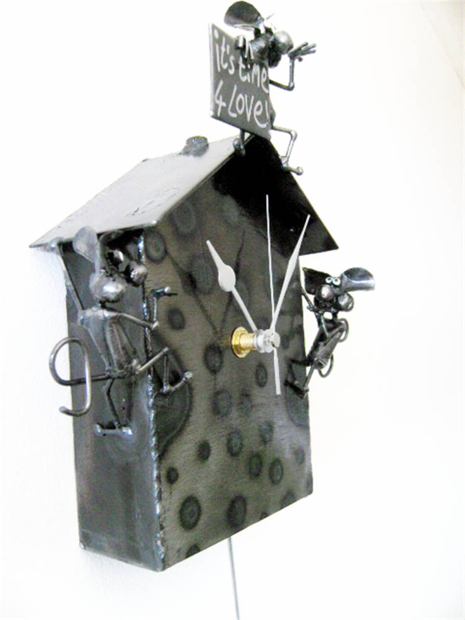 Mouse Pendulum Clock with mice blowing kisses reminding you | Etsy