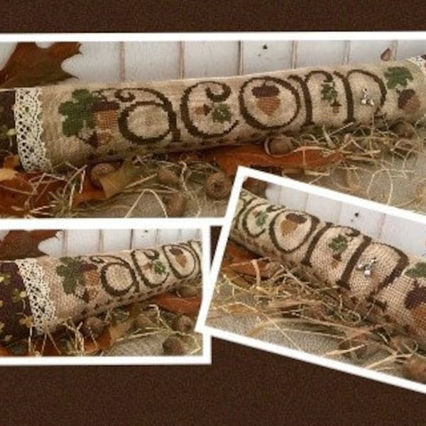 Acorn Cross Stitch - Etsy