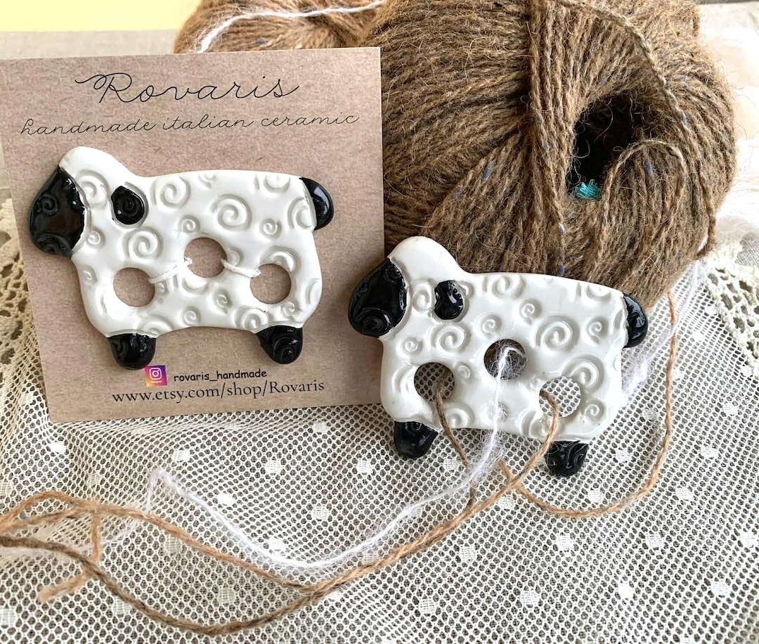 Ceramic Sheep Yarn Divider, Yarn Tender - Etsy