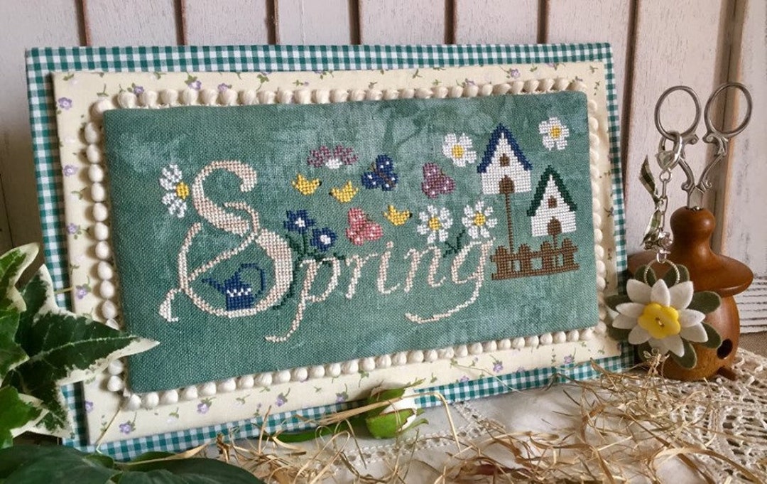 Spring Cross Stitch PDF Chart - Etsy