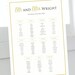 Modern Gold Table Plan | Gold Wedding, Modern Wedding, Table Plan ...