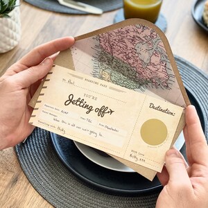 You're Jetting off Scratch Card Boarding Pass | Scratch & Reveal ...