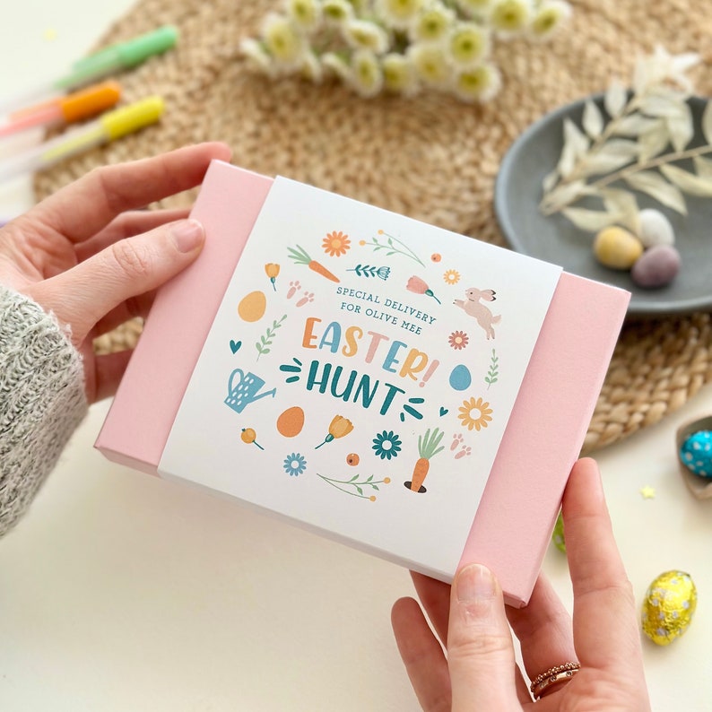 Easter Hunt With Scratch off Sticker Clue Cards | Easter Egg Hunt ...