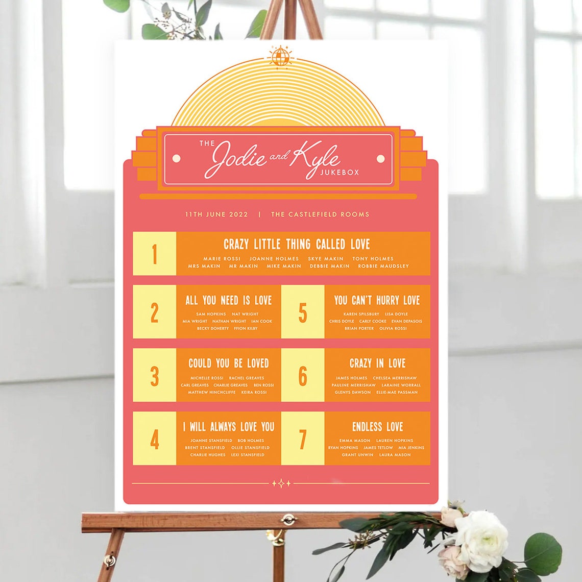 Retro Jukebox Vinyl Record Table Plan Music Table Plan - Etsy