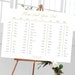 Elegant Gold Table Plan | Elegant Calligraphy Table Plan, White and ...