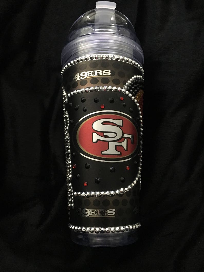 NFL SF 49ers Tumbler 24oz. - Custom Made to Order - Etsy
