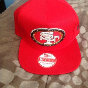 Logo Only - Adult Blinged Out Hat - ANY TEAM - Etsy