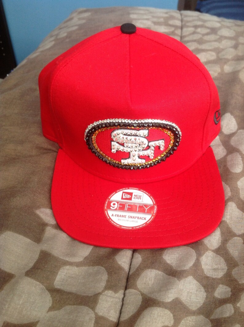 Logo Only - Adult Blinged Out Hat - ANY TEAM - Etsy