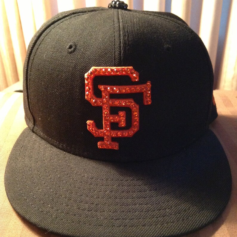 Logo Only - Adult Blinged Out Hat - ANY TEAM - Etsy