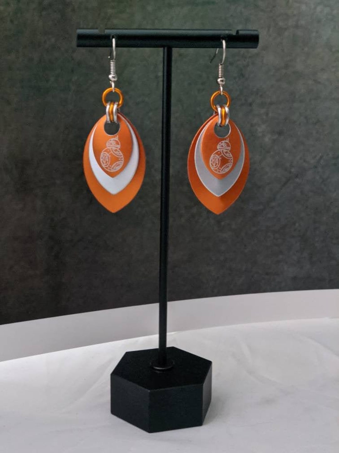 Droid Dragon Scale Earrings - Etsy